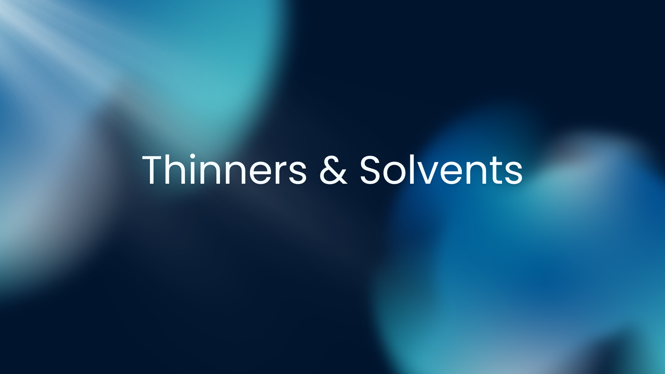 Thinners & Solvents – Proline Auto Paints